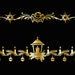 Gold Christmas Text Dividers, Page Separators, Decorative Elements SVG ...