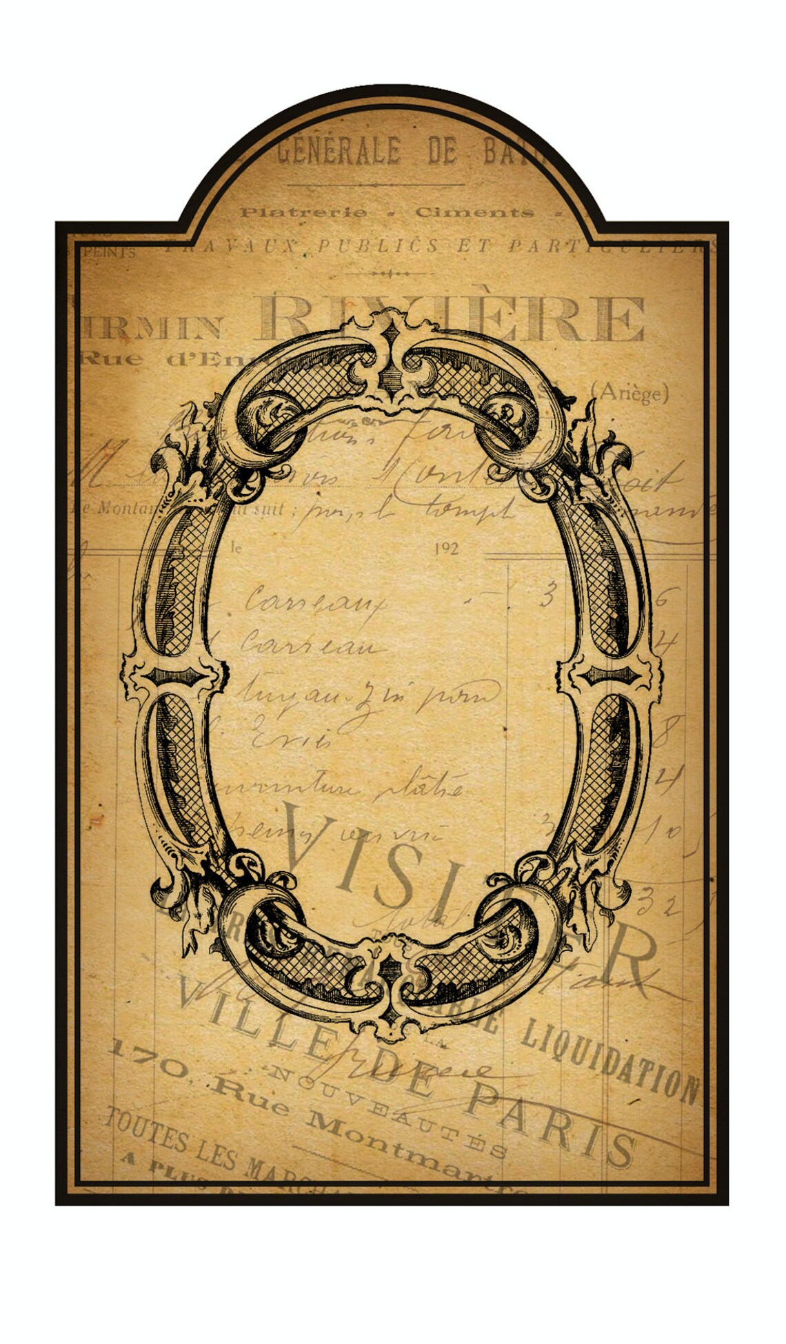 Decorative Vintage Labels Printable Antique Labels Labels - Etsy