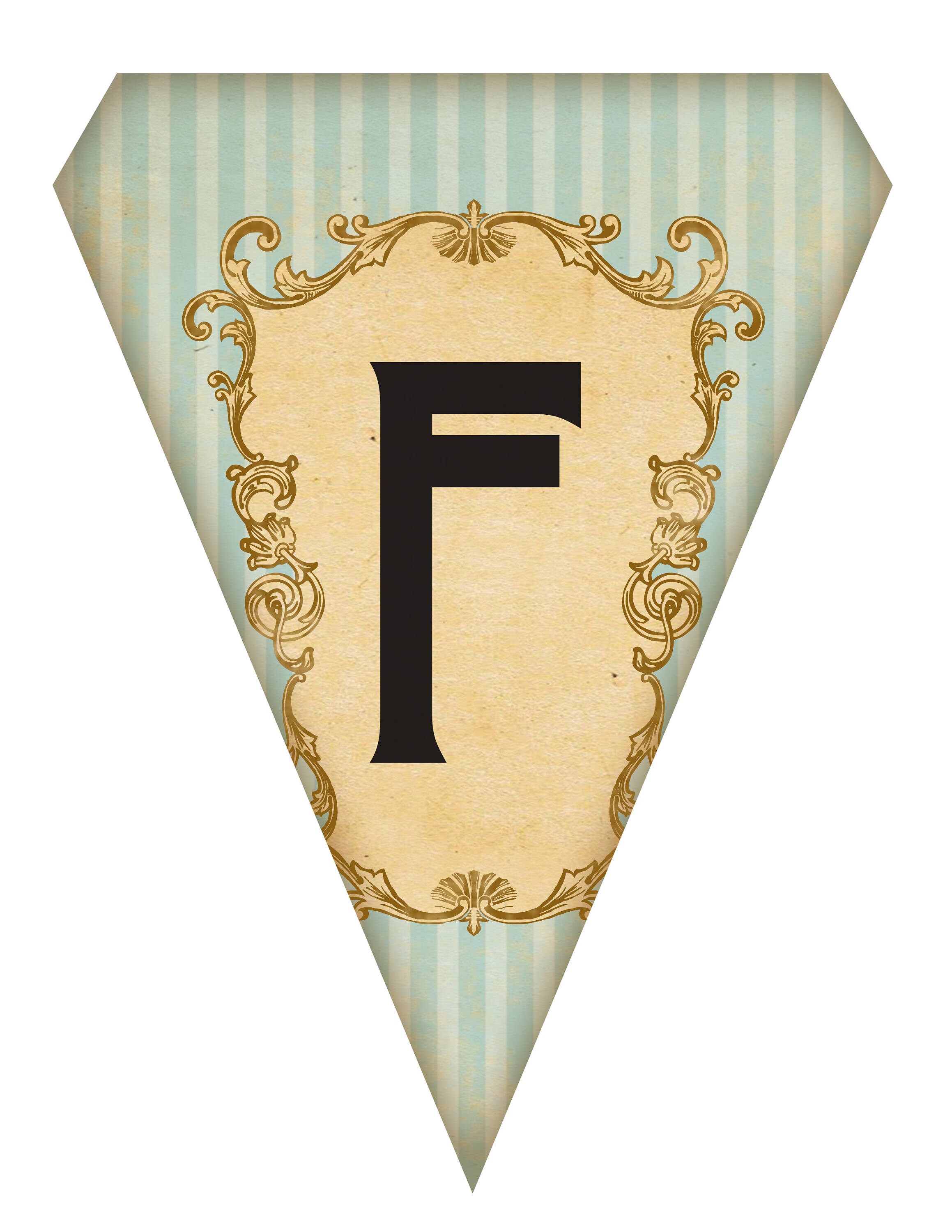 Blue Alice in Wonderland Banner Printable Alice Banners Blue - Etsy