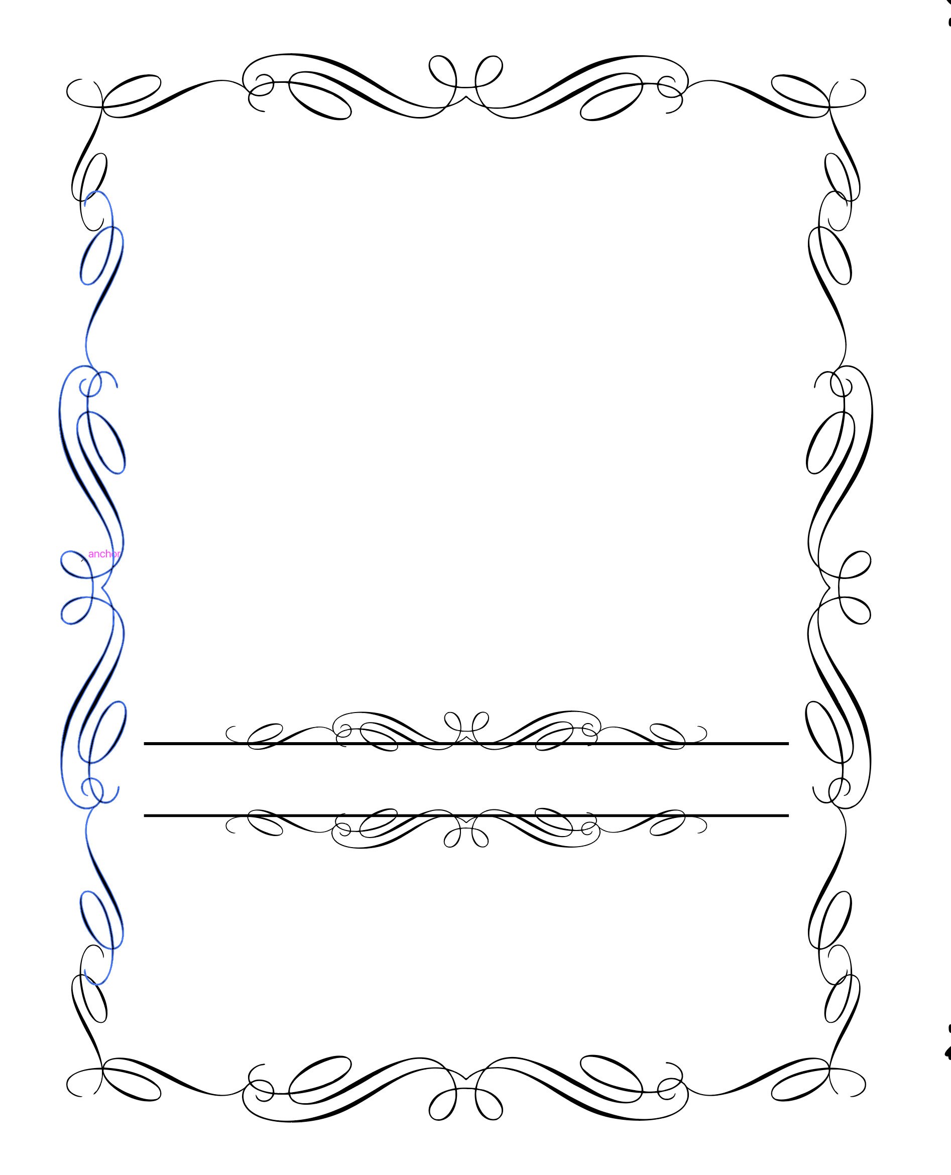 Anchor Page Border