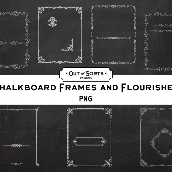 Chalkboard Frames - Etsy