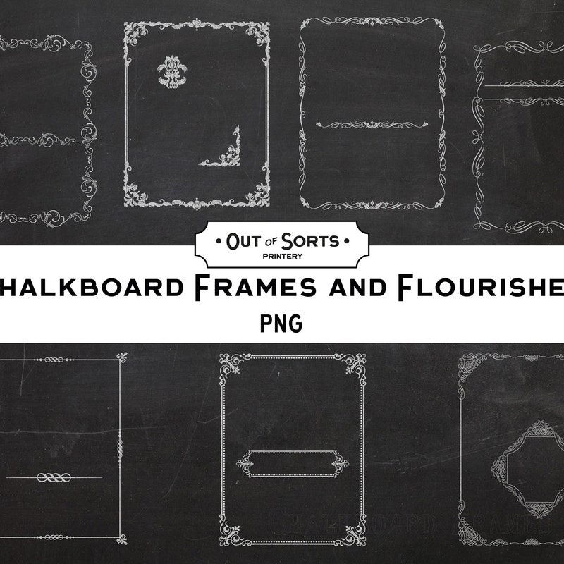 Chalkboard Frames - Etsy