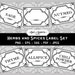 Printable Herbs and Spices Labels, SVG Cut File, Size Labels, Herb and ...