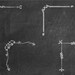 Chalkboard Decorative Corners Set, Vintage Clip Art, Chalk Frames, PNG ...