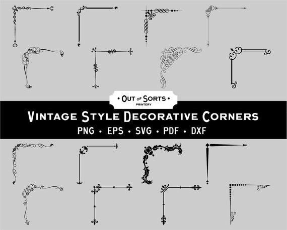 Simple Decorative Corner Border