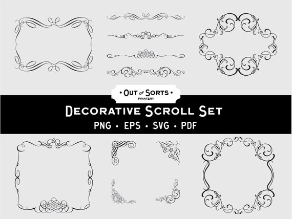 Decorative Scroll Png
