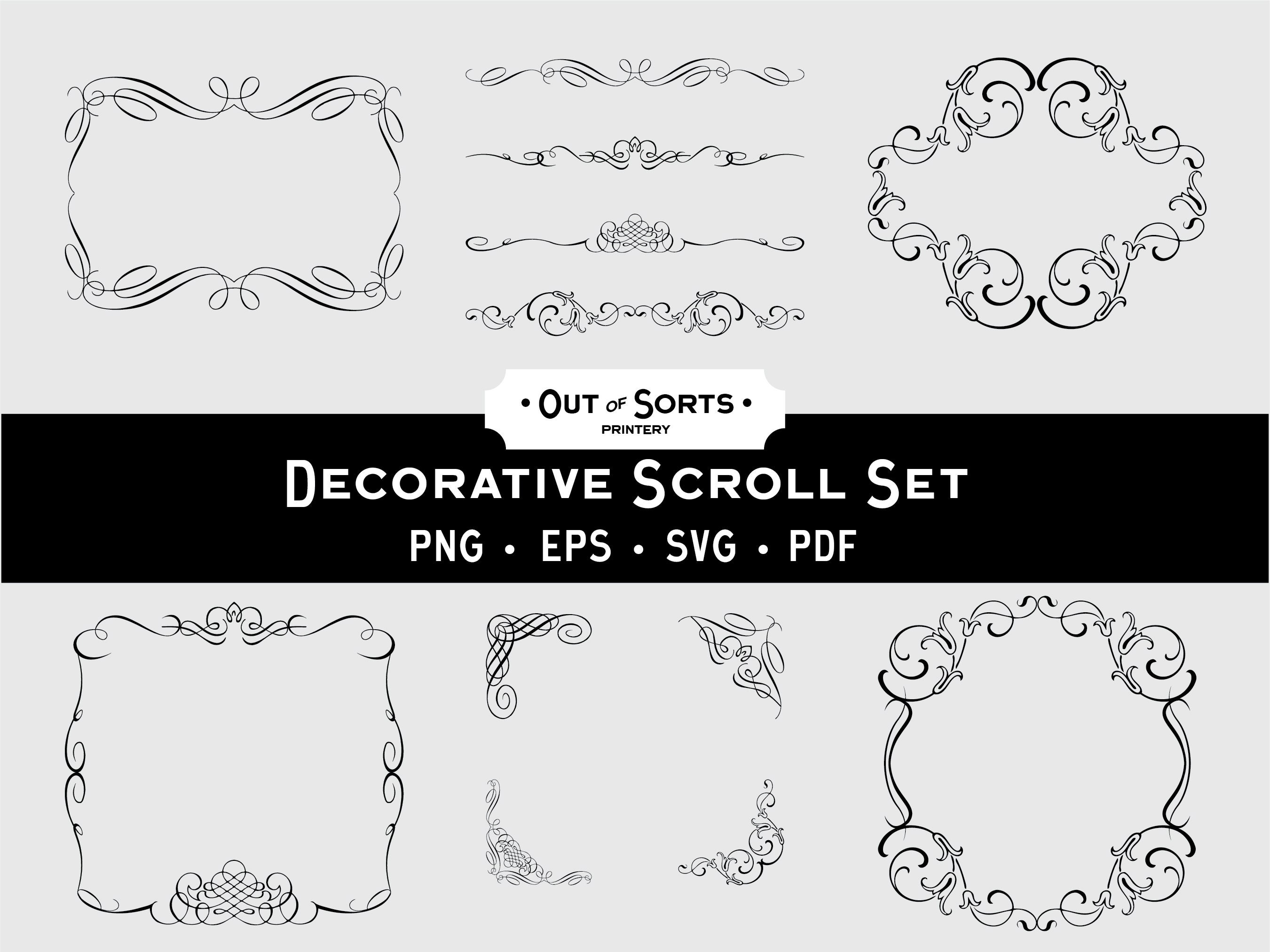 Decorative Scroll Border