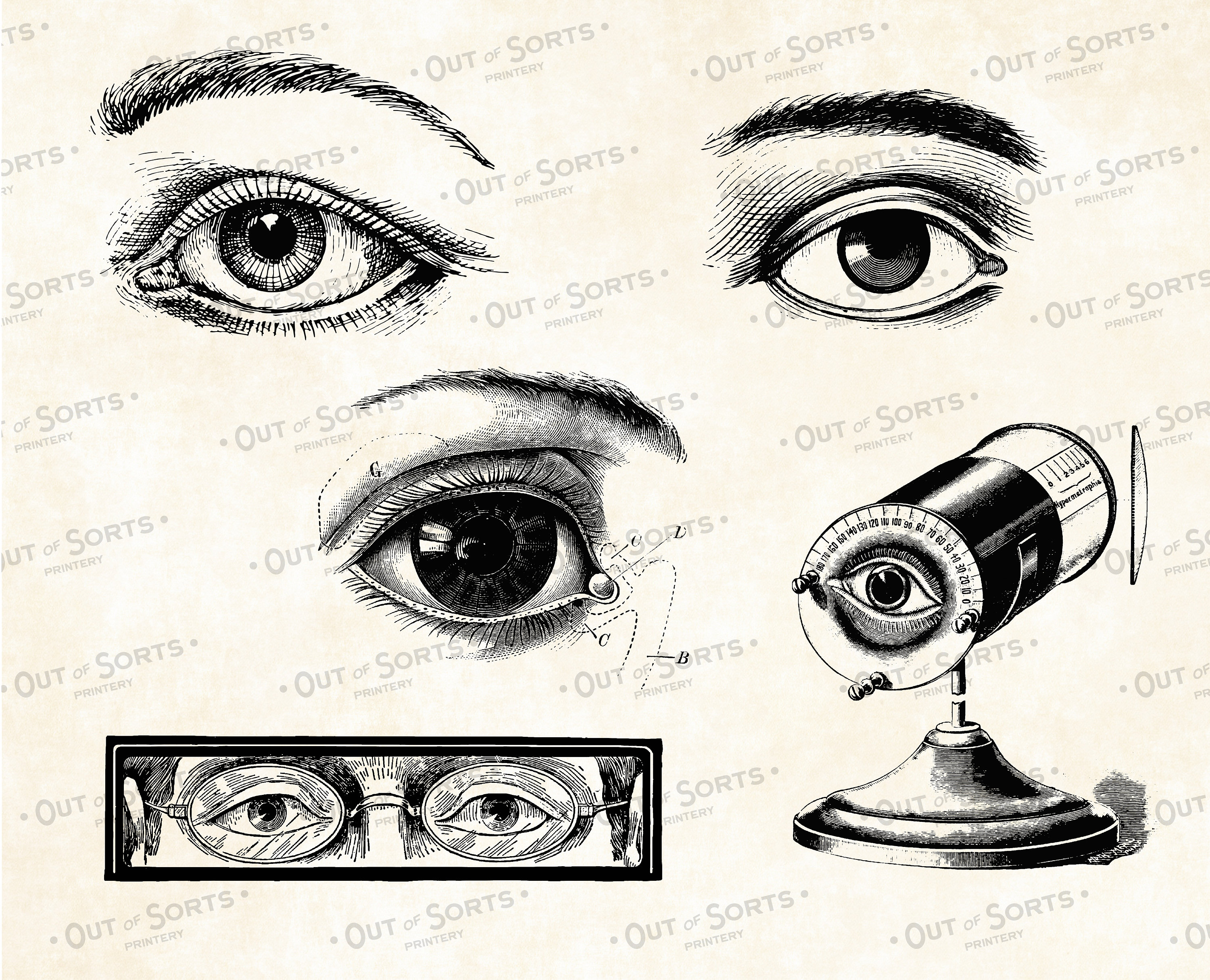 Vintage Eye Illustration