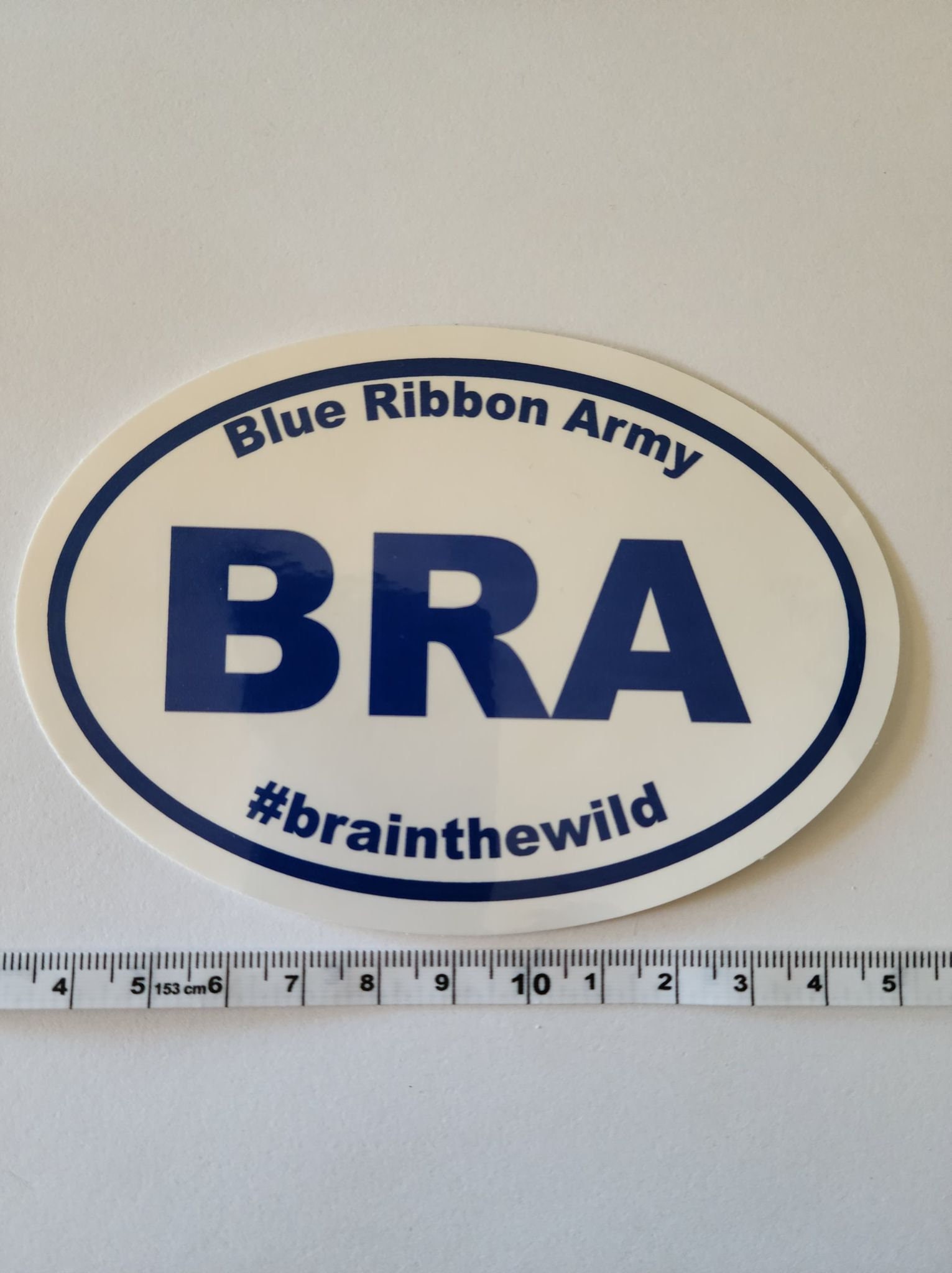 Blue Ribbon Army Car Decal - Etsy
