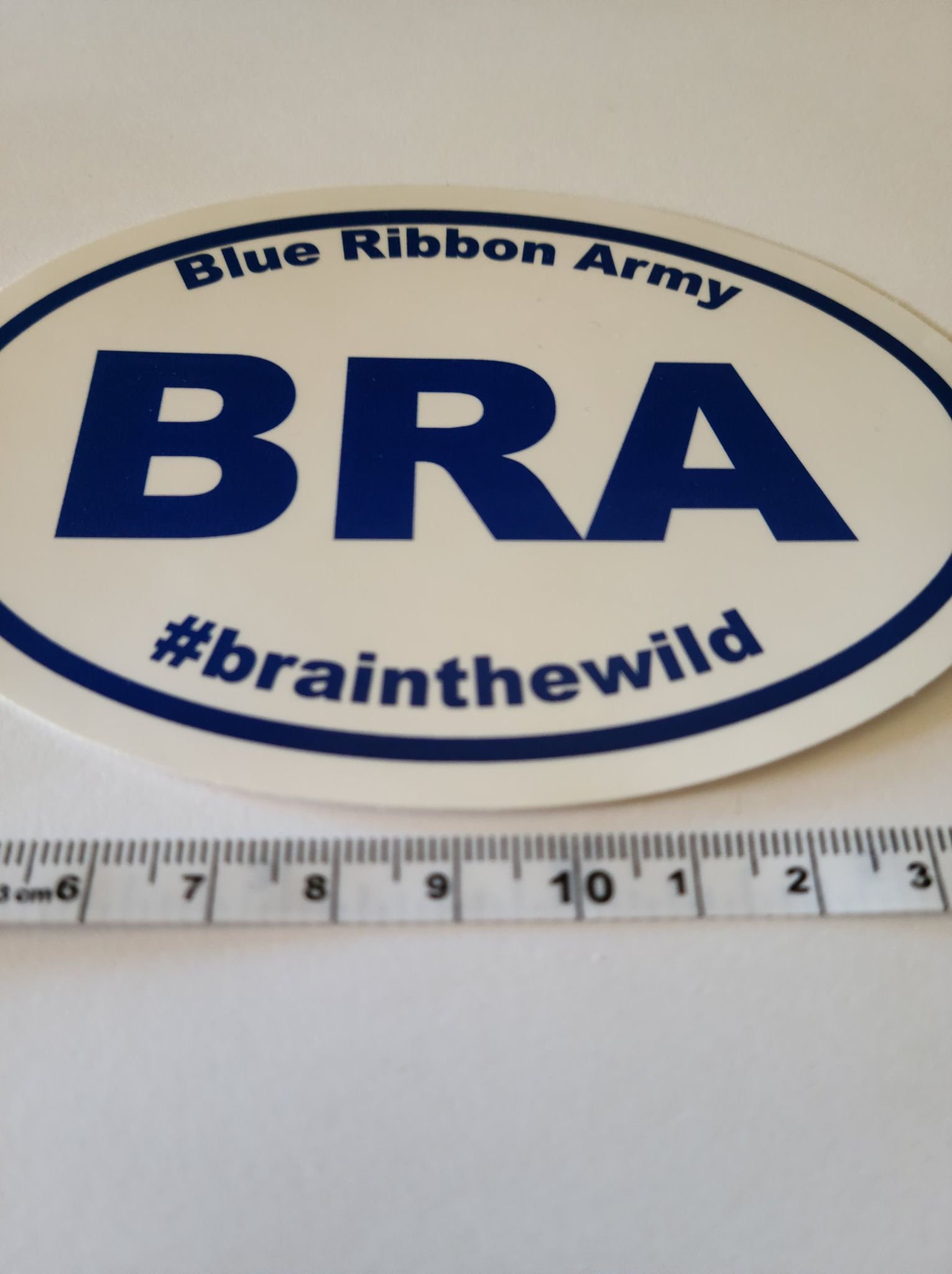 Blue Ribbon Army Car Decal - Etsy