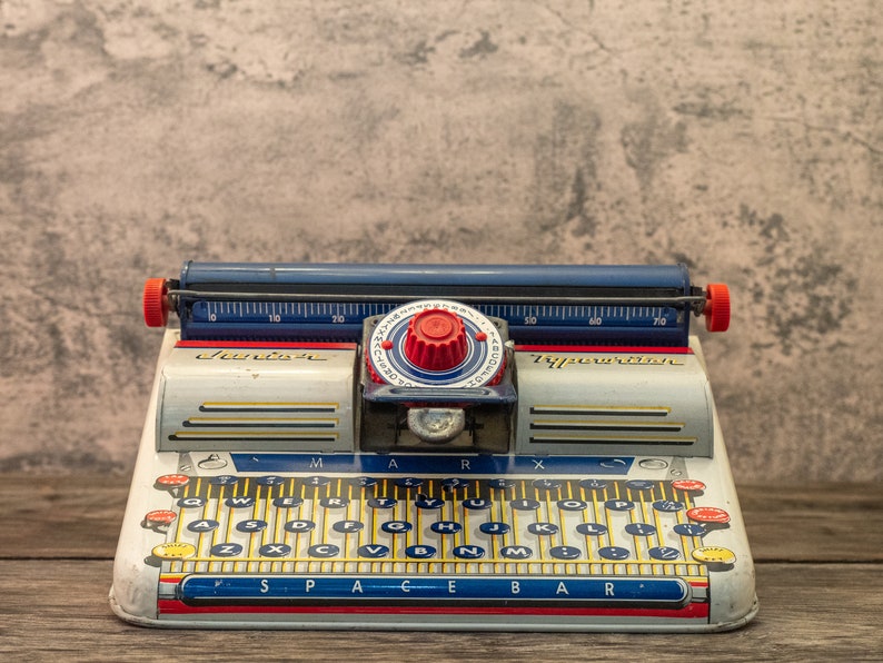 Vintage Louis Marx Typewriter Toy Collectable - Etsy