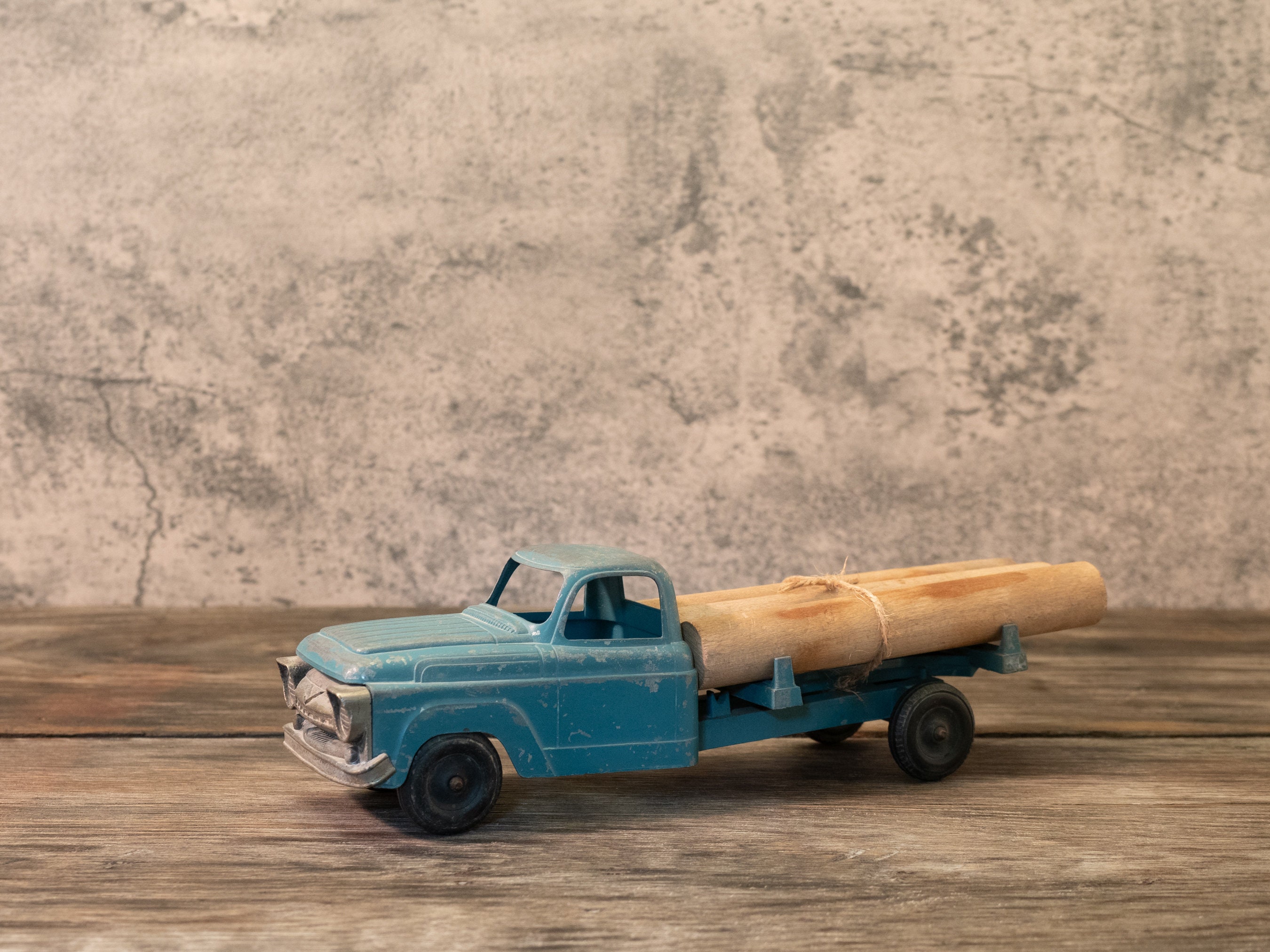 Vintage Hubley Kiddie Die Cast Logging Toy Truck - Etsy