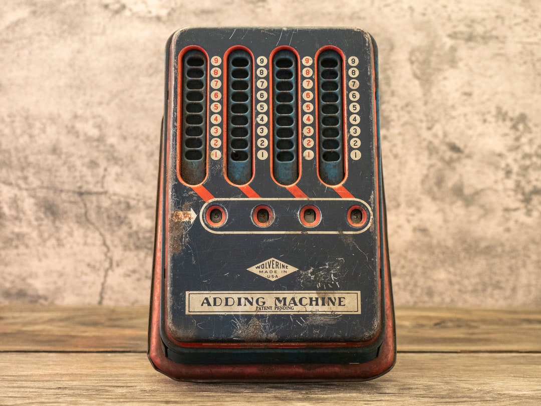 Vintage Wolverine Adding Machine Toy 1930's - Etsy