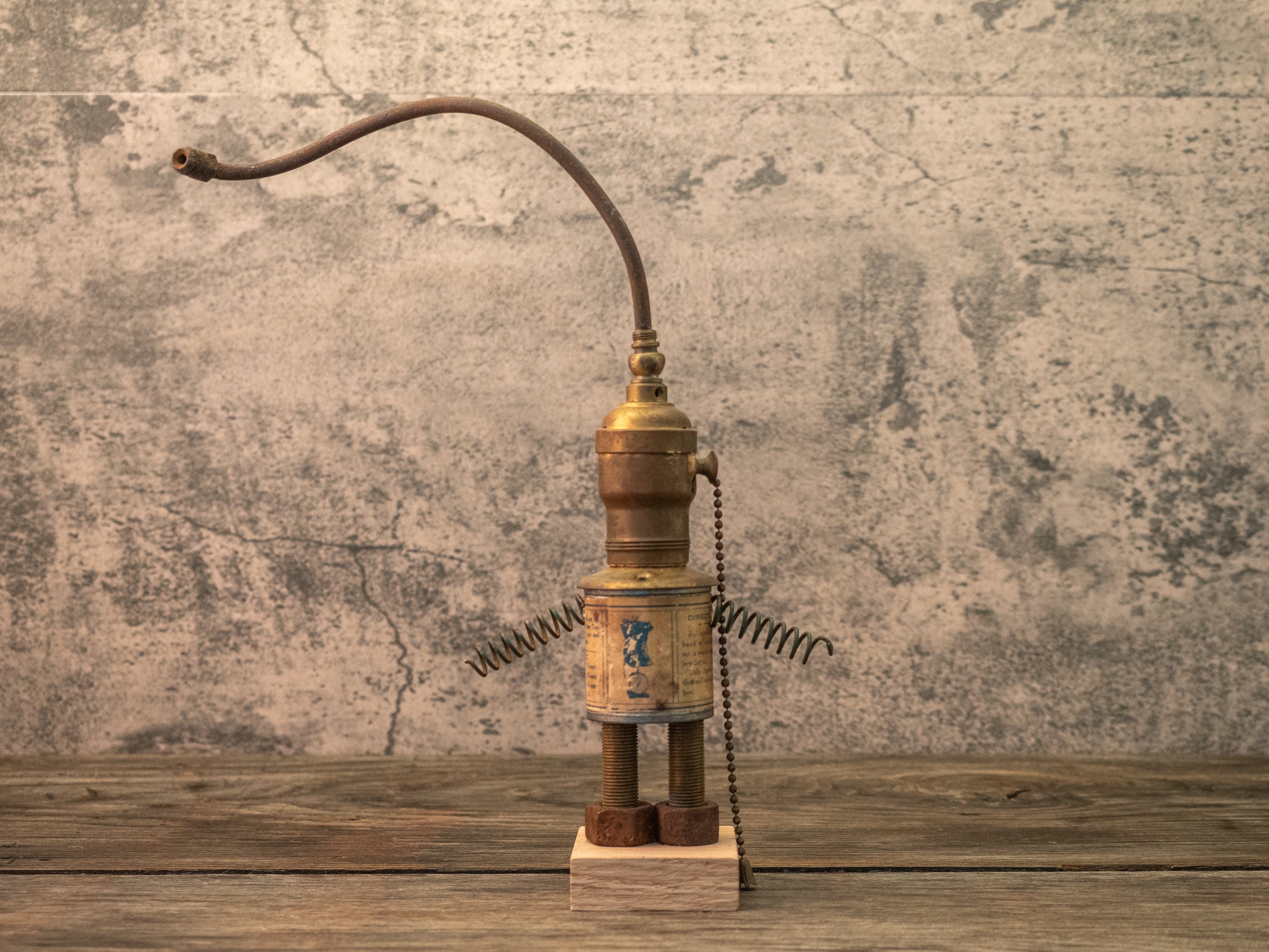 Diver Dan Junk Bot Mixed Media Found Object Sculpture Robot - Etsy