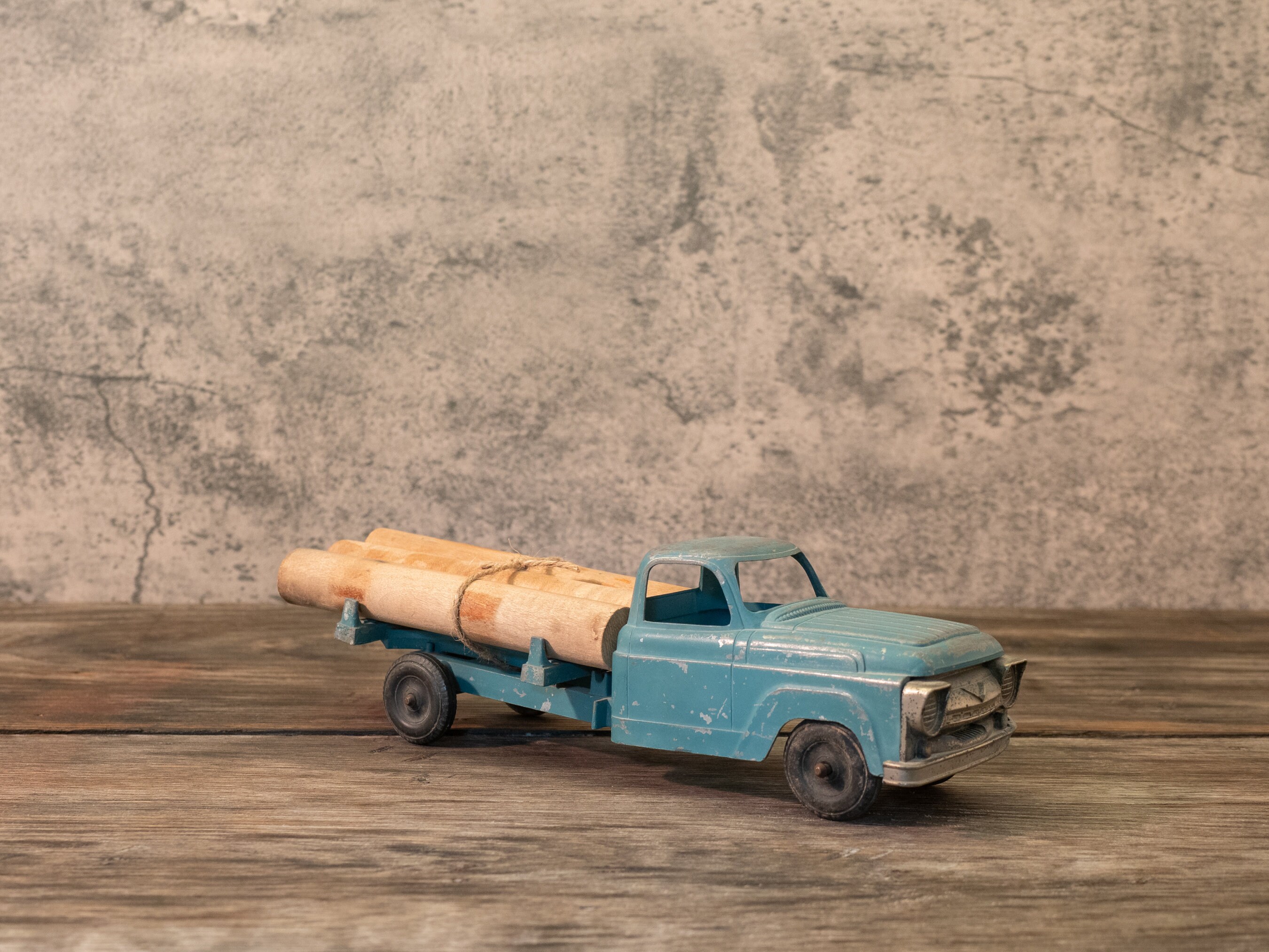 Vintage Hubley Kiddie Die Cast Logging Toy Truck - Etsy