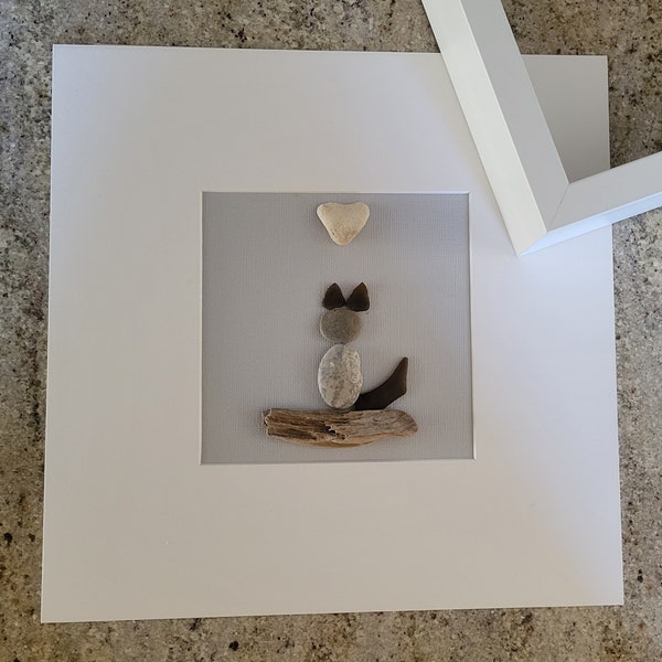 Lake Michigan Sea Glass Art Etsy