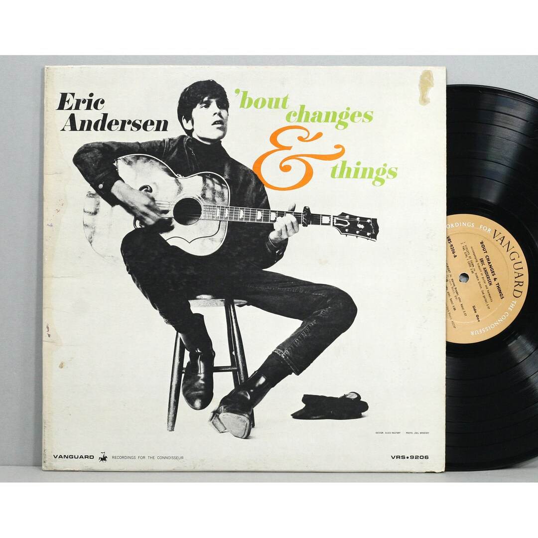 Eric Andersen - 'bout Changes & Things - Vintage Vinyl LP Record Album ...