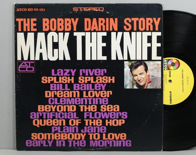 The Bobby Darin Story - Mack the Knife - Vintage Vinyl LP Record Album ...