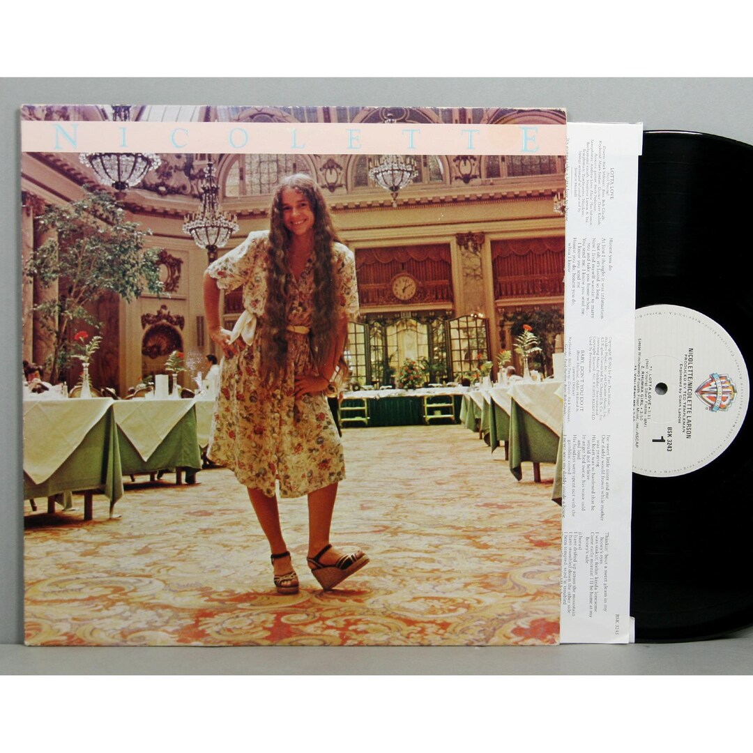 Nicolette Larson - Nicolette - Vintage Vinyl LP Record Album 1978 ...