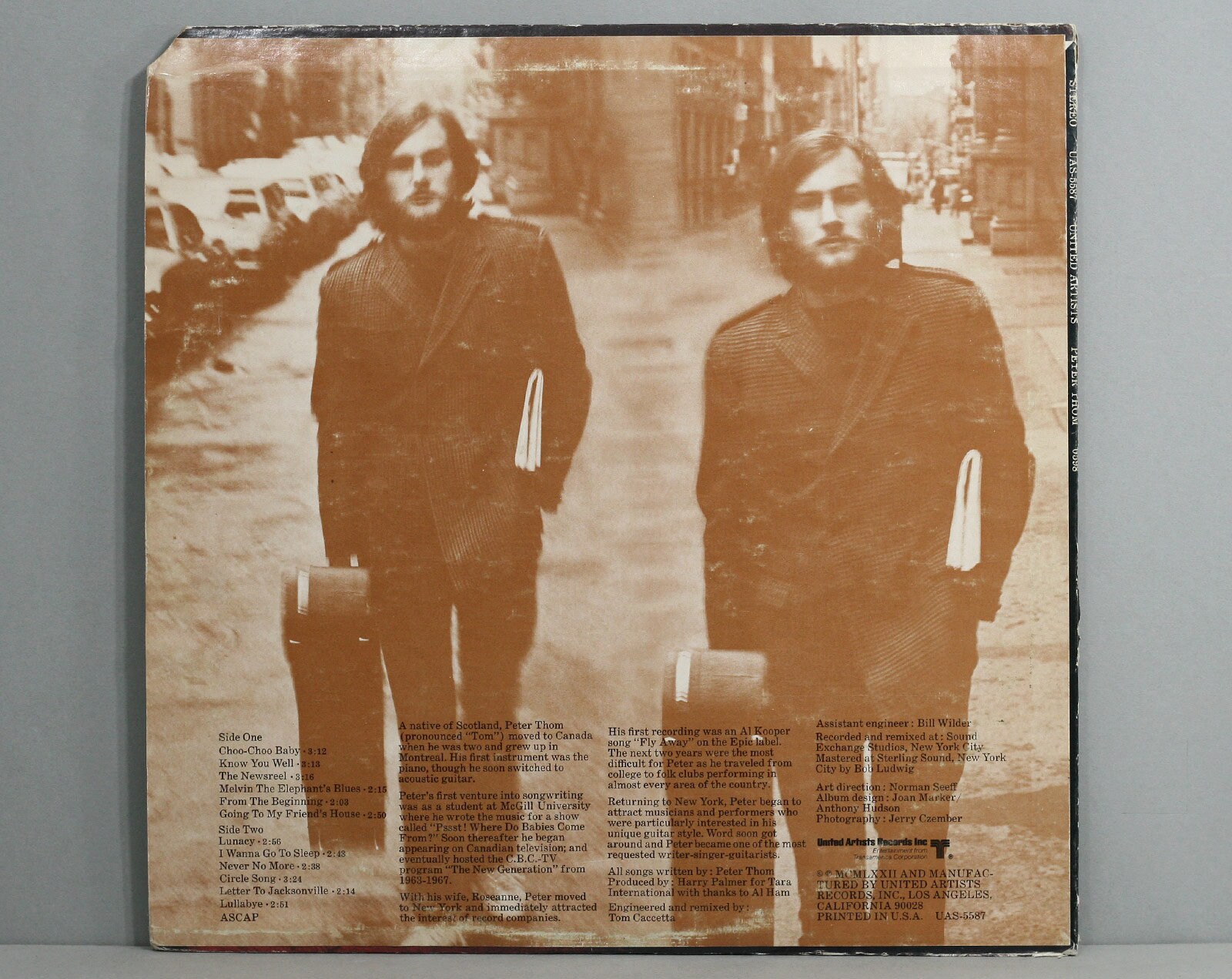 Peter Thom Self-titled Vintage Vinyl LP Record Album 1972 - Etsy