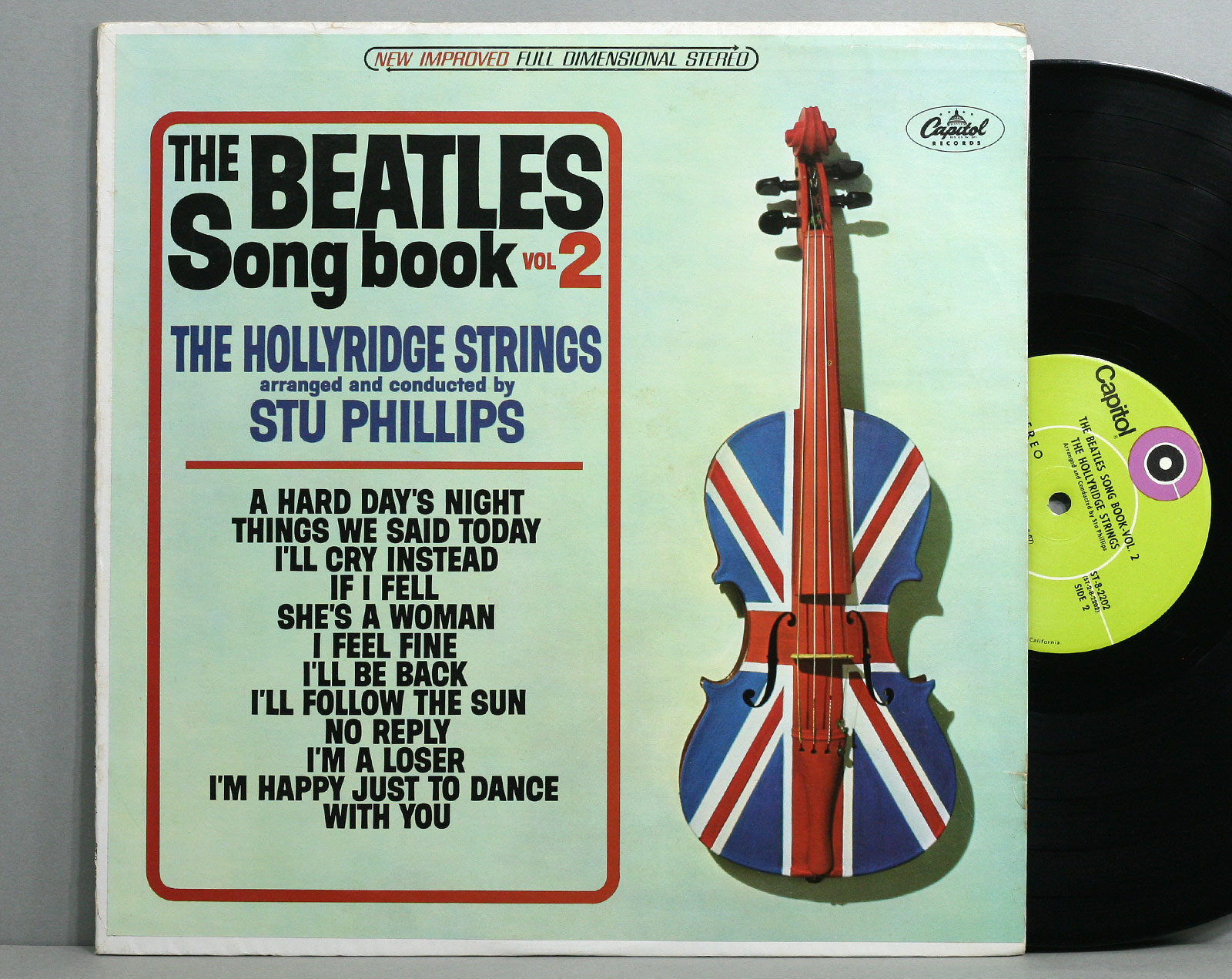 The Hollyridge Strings - the Beatles Song Book Vol 2 - Vintage Vinyl LP ...