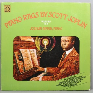 Joshua Rifkin Piano Rags by Scott Joplin: Volumes I & II Vintage Vinyl 2-LP Record Album 1974 ...
