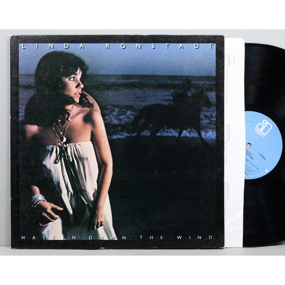 Linda Ronstadt - Hasten Down the Wind - Vintage Vinyl LP Record Album 1976 - Etsy