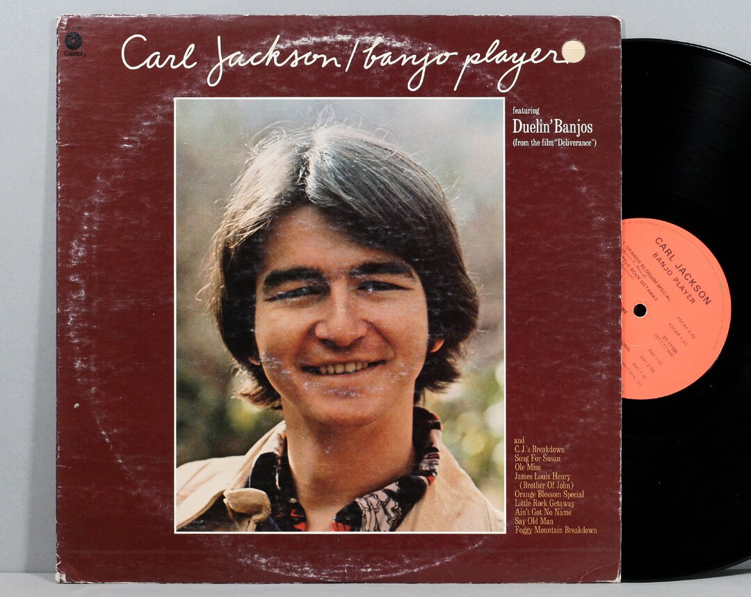 Carl Jackson Banjo Player Vintage Vinyl LP Record Album - Etsy