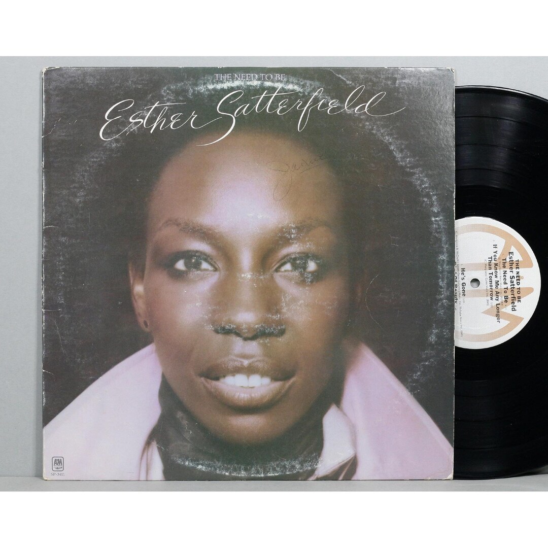 Esther Satterfield - the Need to Be - Vintage Vinyl LP Record Album ...
