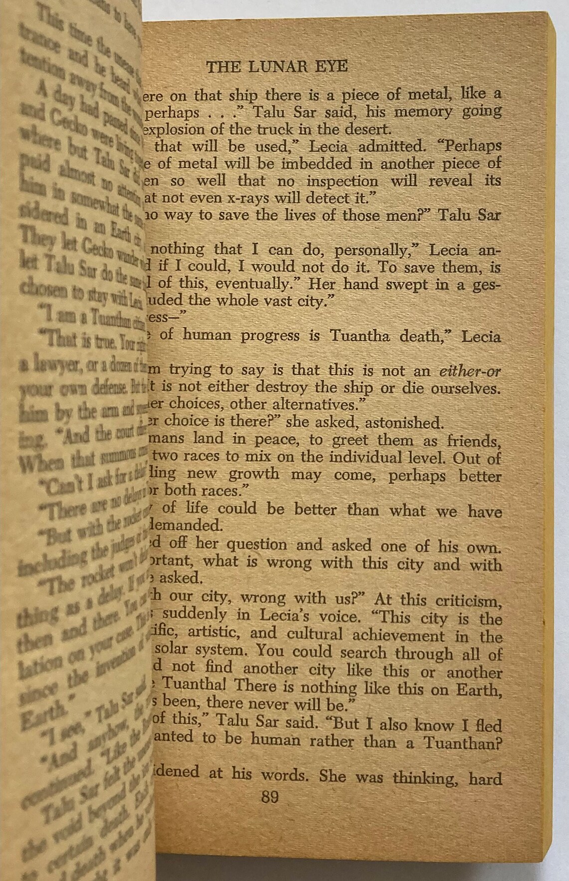 The Towers of Toron by Samuel R. Delany / the Lunar Eye by Robert Moore ...