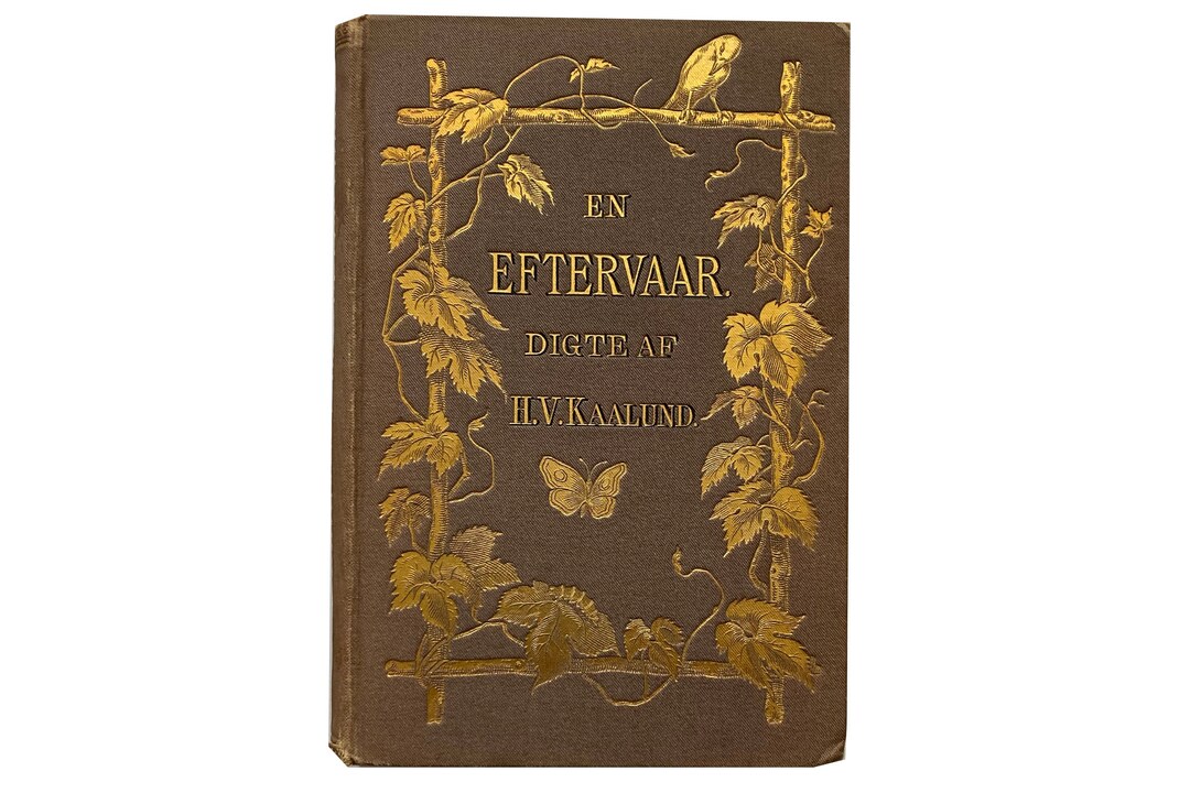En Eftervaar: Digte the After-spring by Hans Vilhelm Kaalund 1878 - Etsy