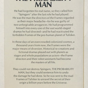 The Probability of Man by Brian N. Ball (1972) - First Edition - Etsy