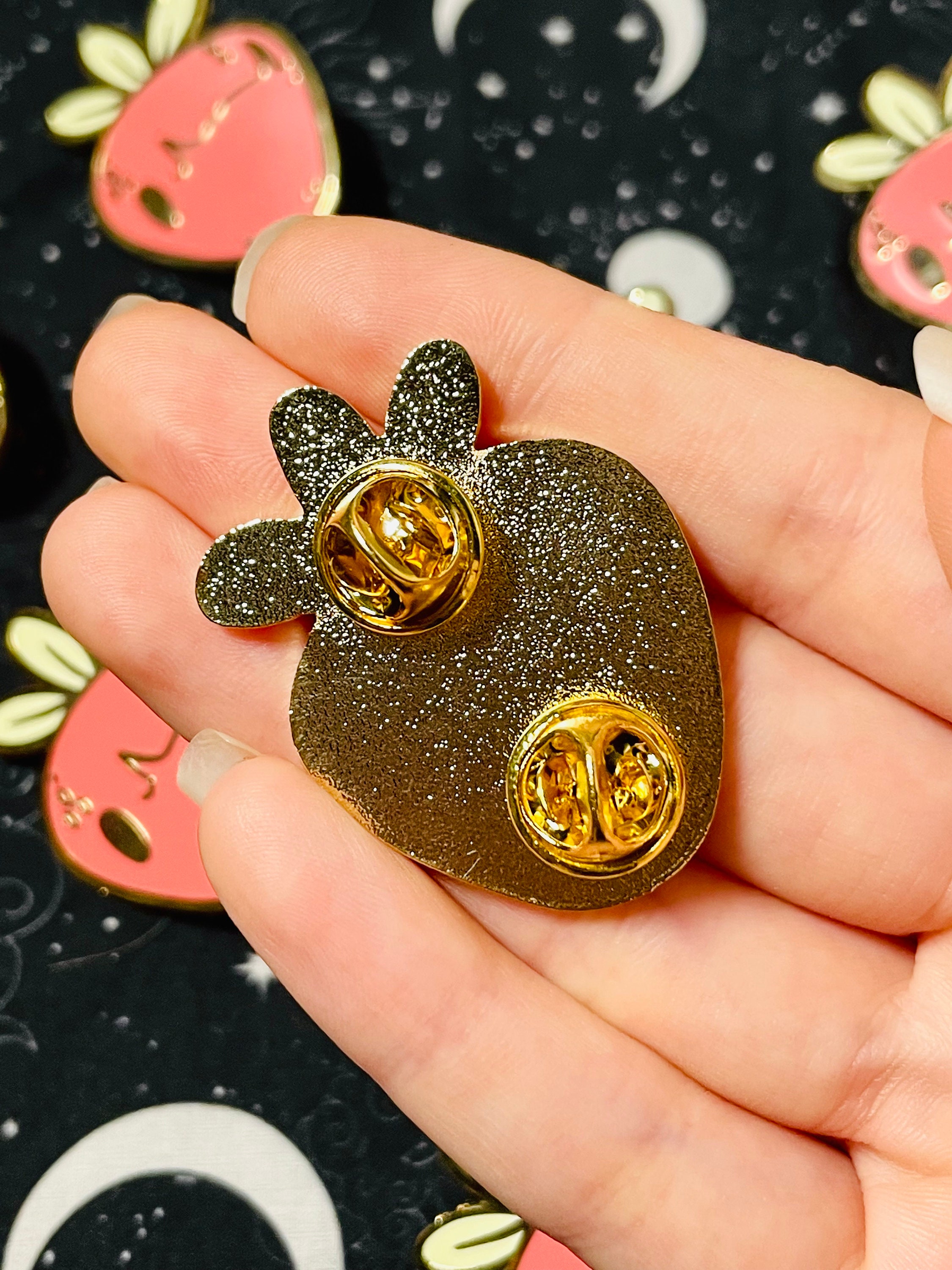 Strawberry Fruit Fiend Enamel Pin - Etsy