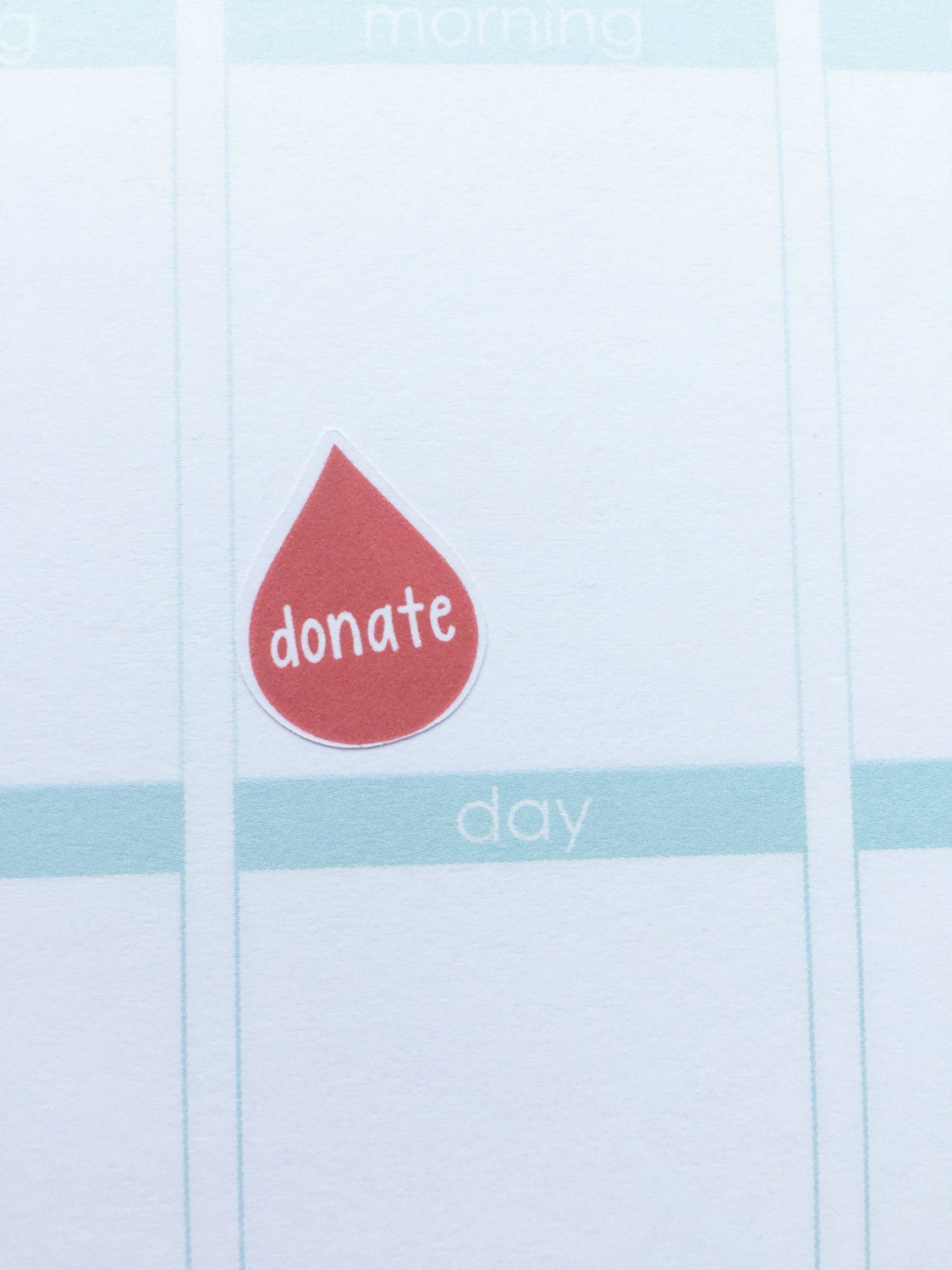 Donate Blood Sticker Stickers for Planners Journals | Etsy