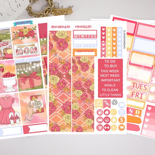 Y2K Planner Sticker Kit Weekly Planner Kit Erin Condren | Etsy