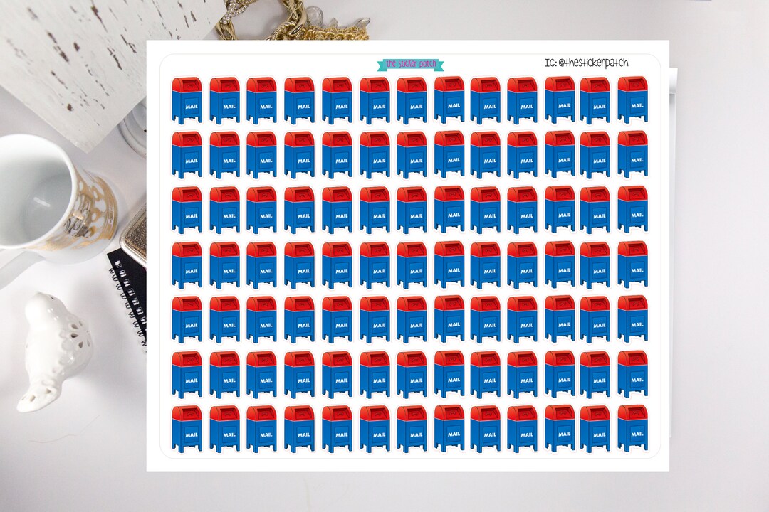 Mail Box, Post Office Planner Stickers - Stickers for Planners ...