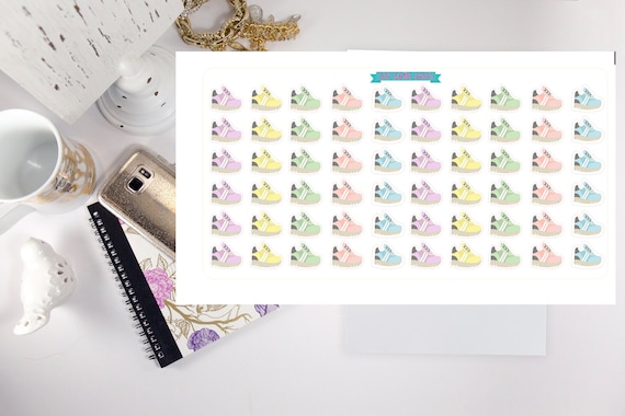 Running Shoe Planner Planner Stickers Stickers for Planners | Etsy