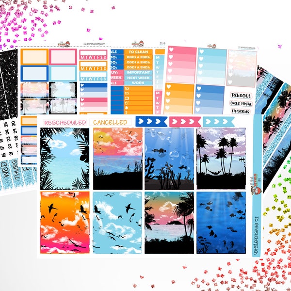 Tropical Planner - Etsy