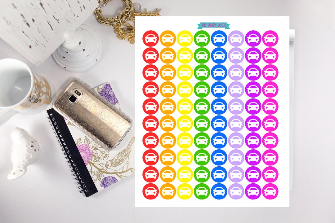 Car Payment Planner Stickers - Stickers for Planners, Journals ...