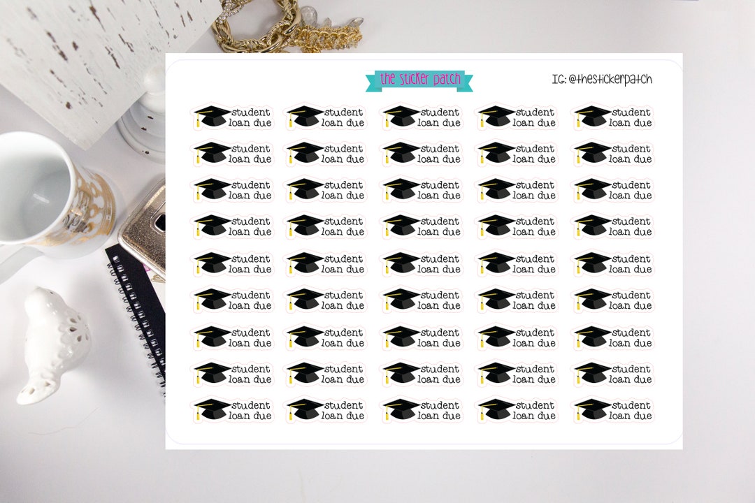 Student Loan Payment, Student Loan, Planner Stickers - Stickers for ...