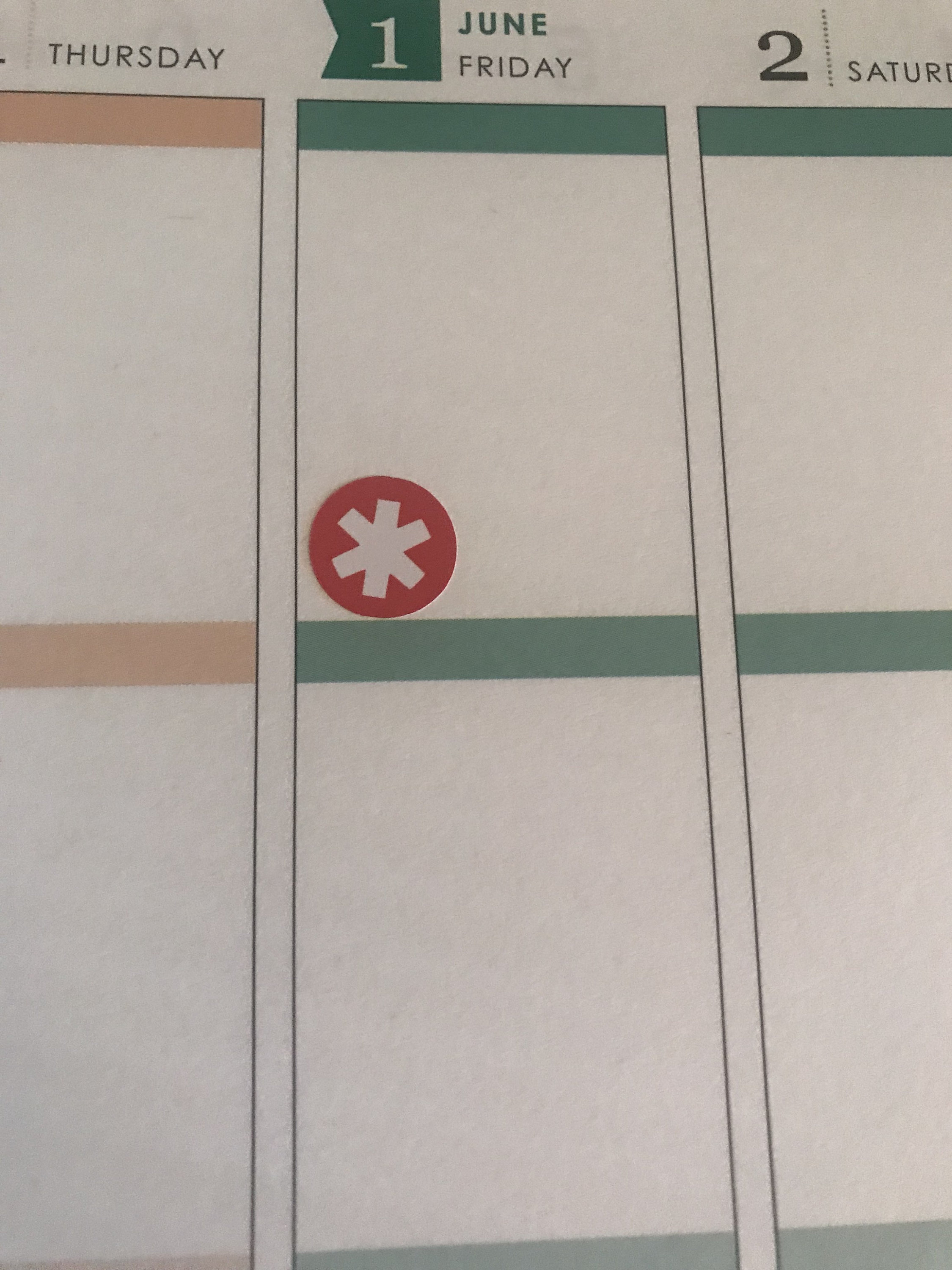 Asterisk Circle Planner Stickers - Stickers for Planners, Journals ...