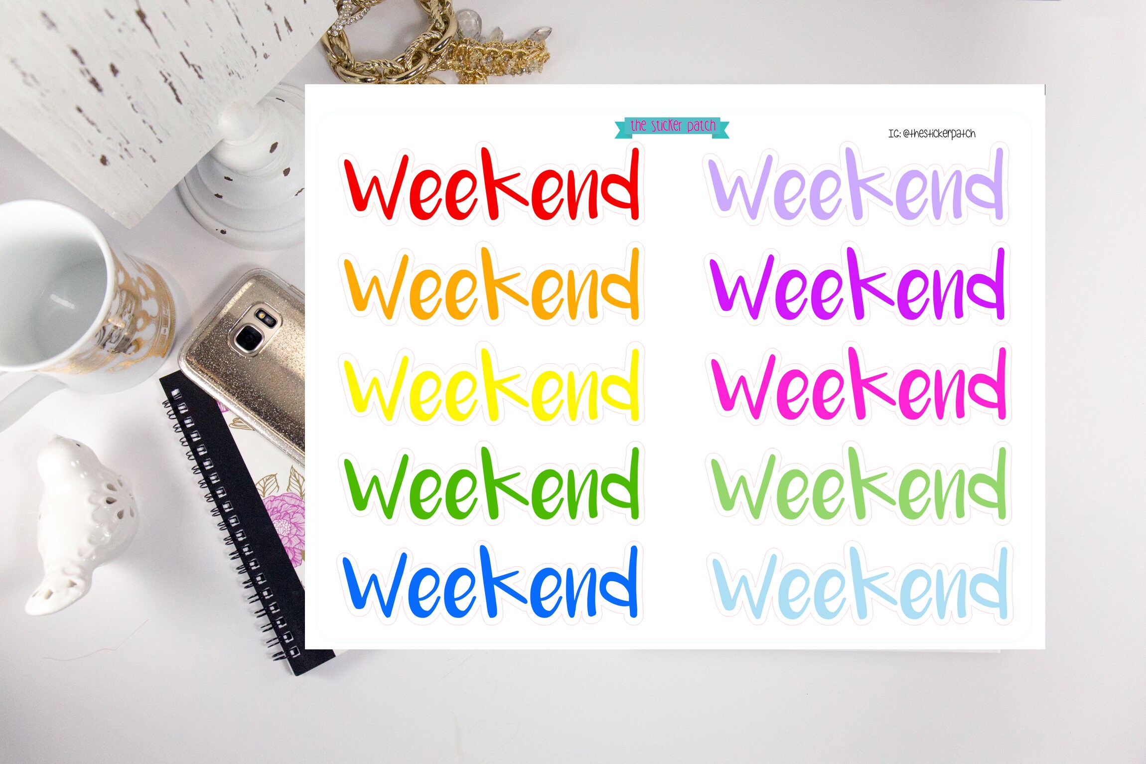 Weekend Planner Stickers Stickers for Planners Journals - Etsy