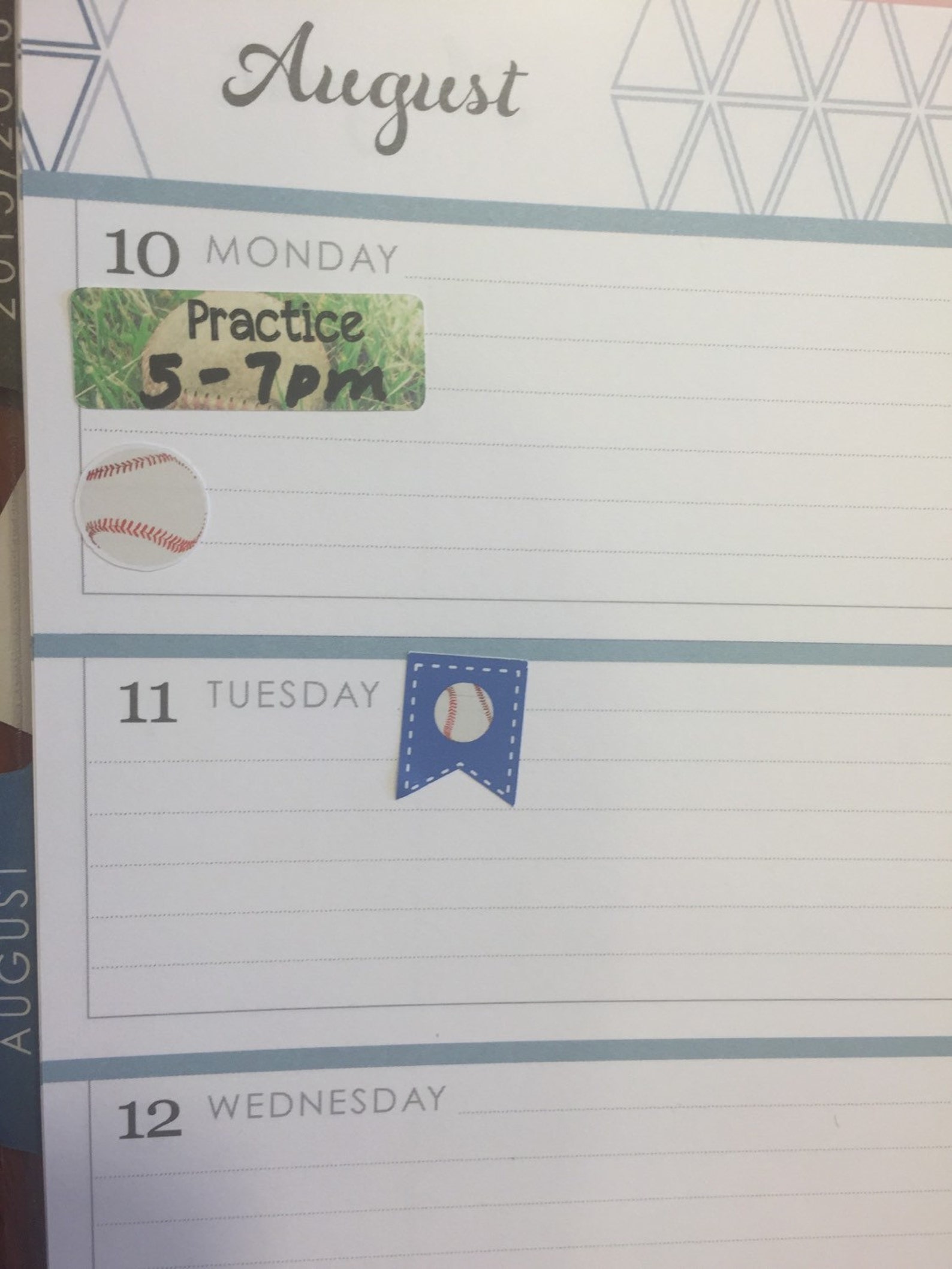 Baseball Themed Planner Sticker Set stickers for Planners - Etsy