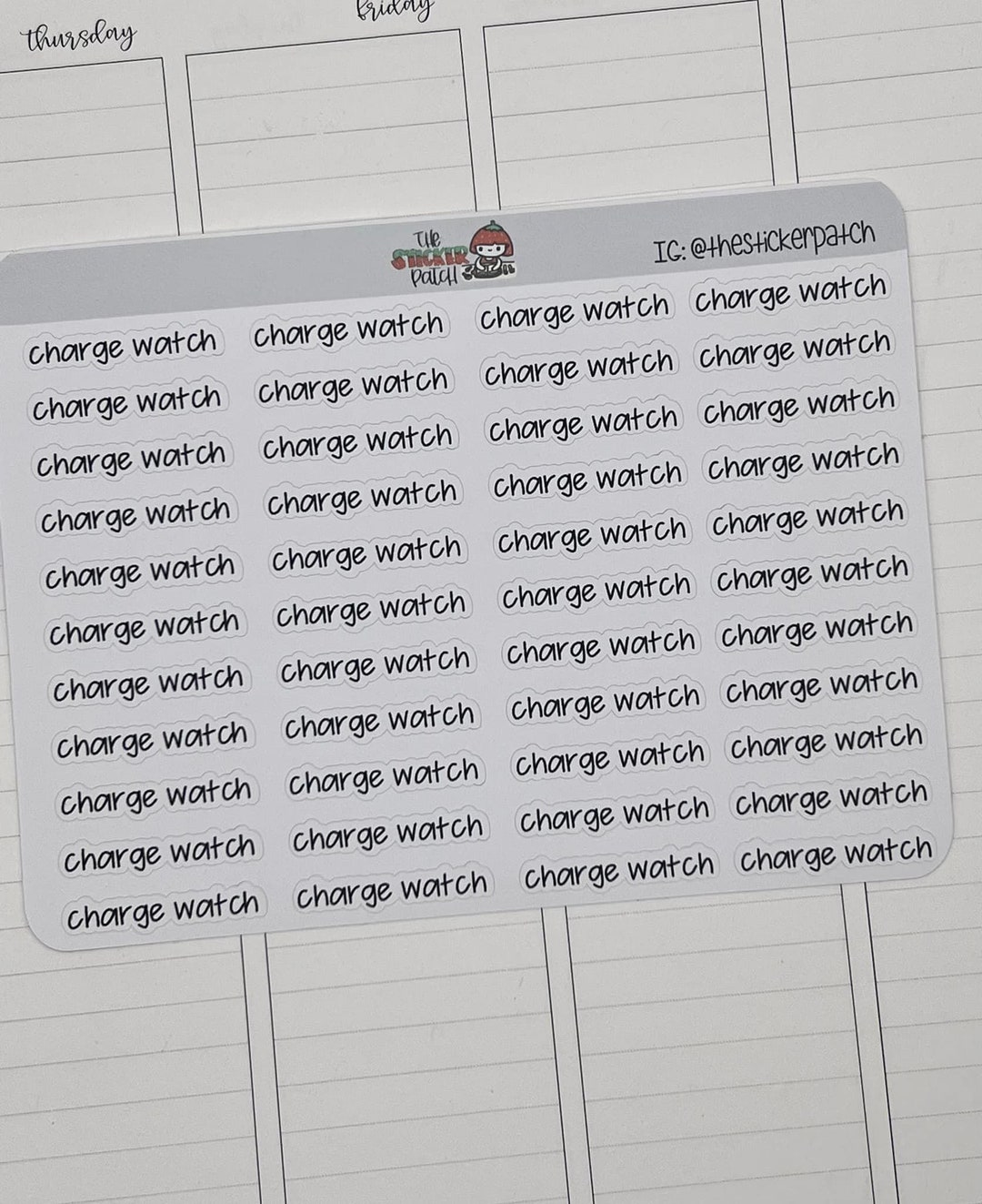 Charge Watch Script in Jen Plans Font, Foiled or Unfoiled, Typography ...