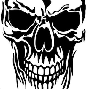 Skull Vinyl Decal Made With Quality Outdoor Vinyl for Windows or Any ...