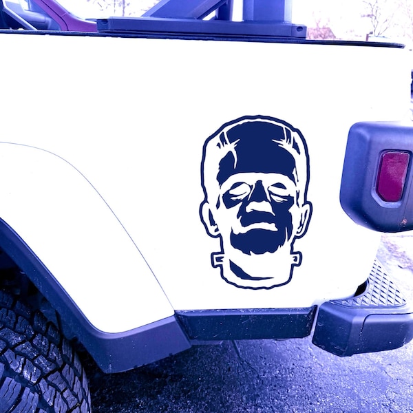 Frankenstein Window Decal - Etsy