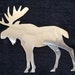 Moose Cutout Made From 18 Gauge Raw Steel Perfect for Craft and DIY ...