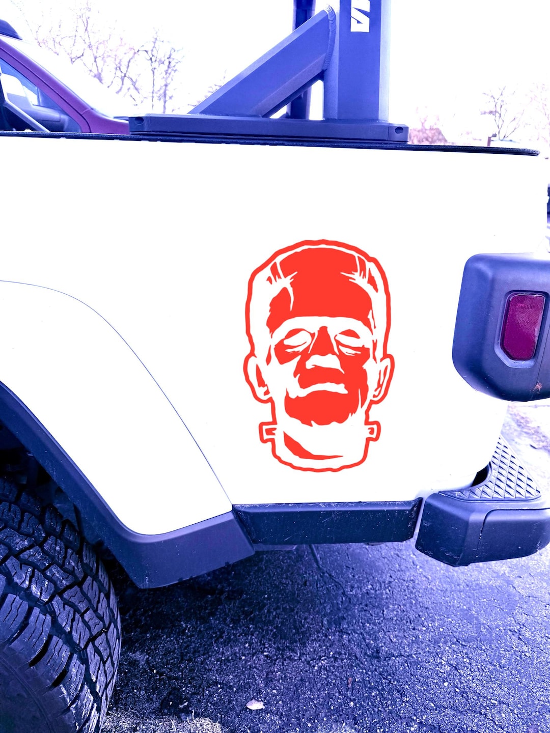 FRANKENSTEIN Vinyl Decal 10" 11" 12" -sticker for Car Truck Bumper ...