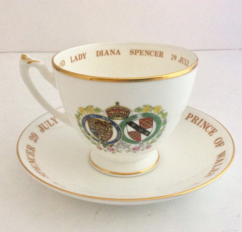 Hornsea Lancaster Vitramic Commemoration Cup and Saucer HRH Prince ...