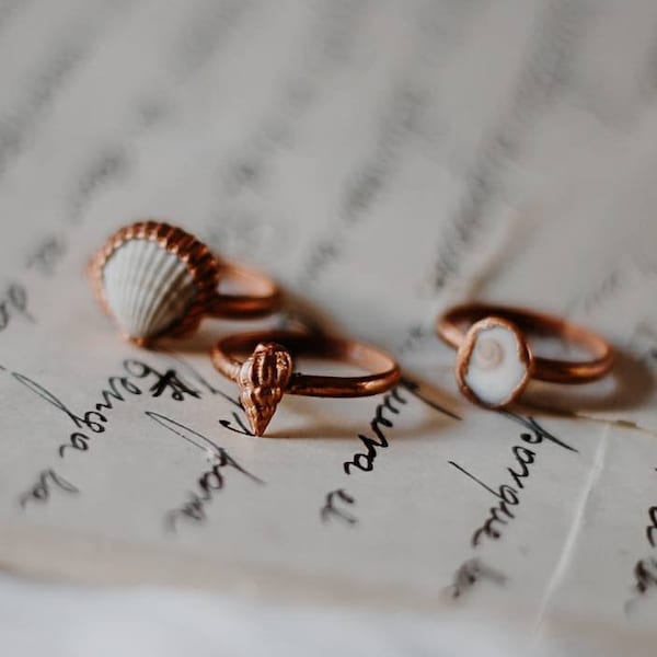 Seashell Ring - Etsy
